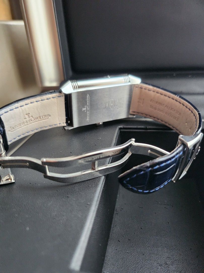 Jlc reverso tribute moon phase, Luxury, Watches on Carousell