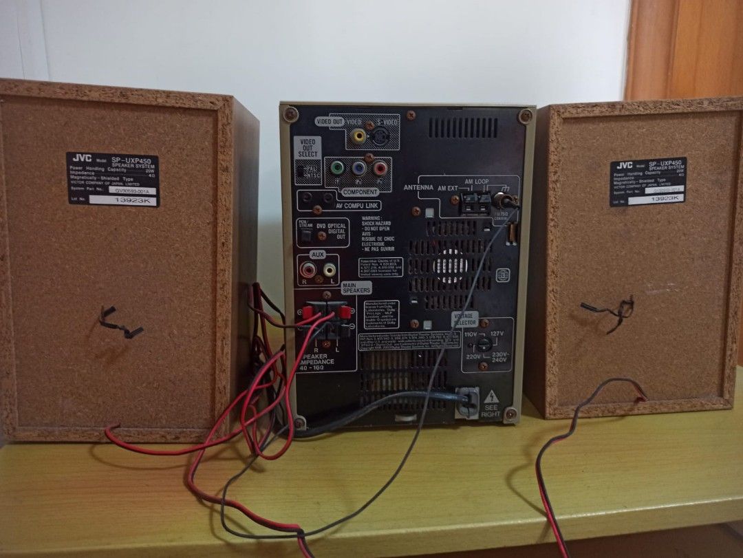Jvc Micro Component System Ux P450 Audio Soundbars Speakers And Amplifiers On Carousell 