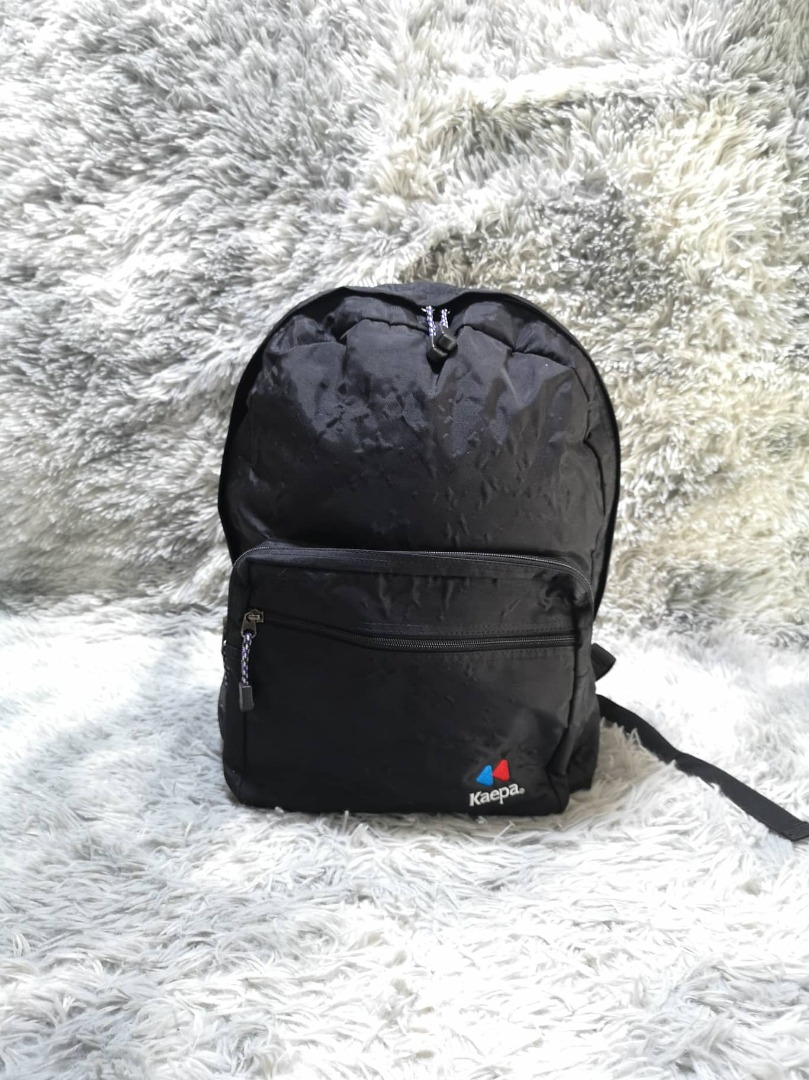 Kaepa Black Nylon Backpack Bag on Carousell