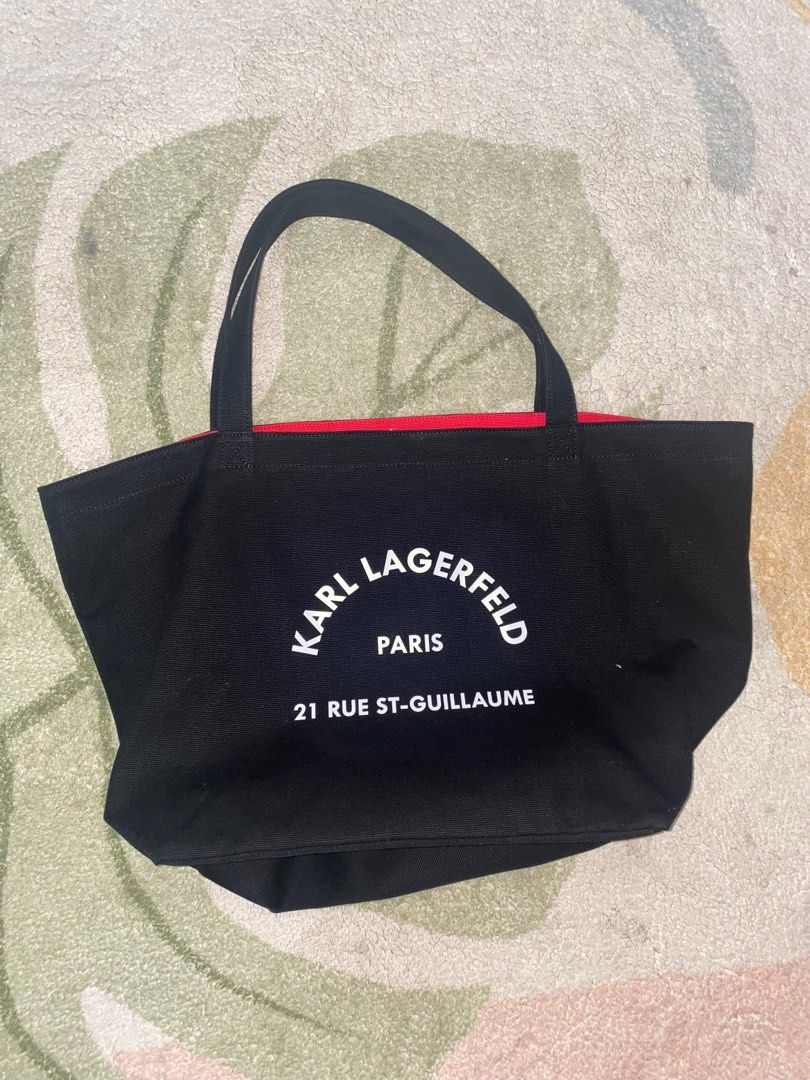Karl Lagerfield Tote Bag, Luxury, Bags & Wallets on Carousell