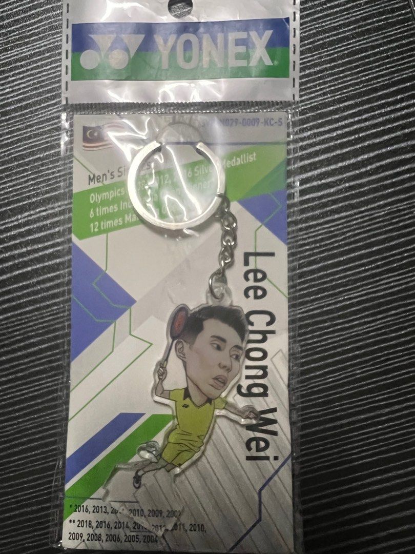 Keychain limited edition Lee Chong Wei by Yonex, Sports Equipment ...