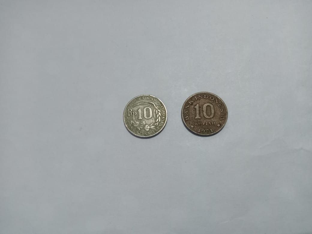 Koin 10 rupiah tahun 1971, Antik, Uang Lama di Carousell