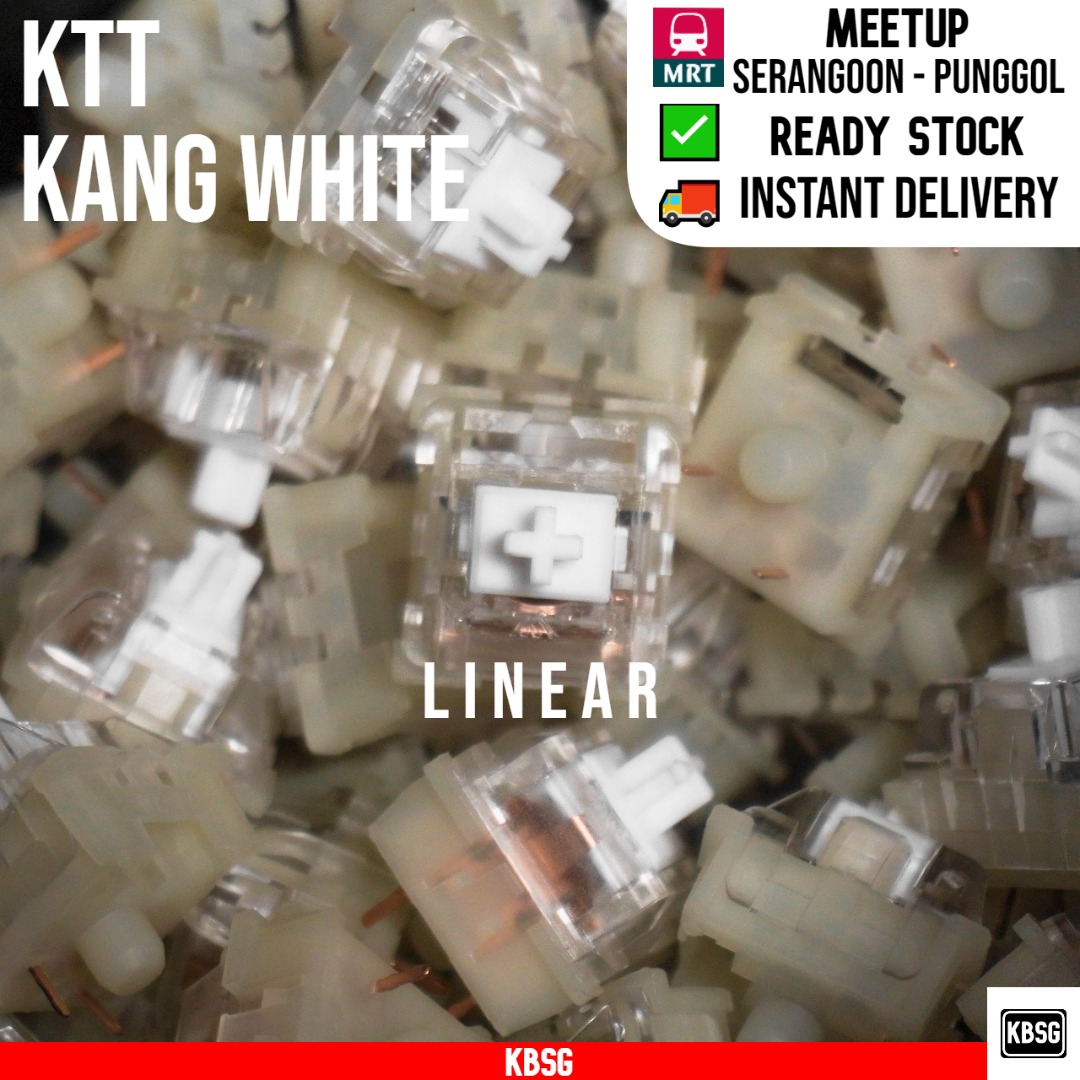 KTT Kang White Switches for mechanical keyboard, Computers & Tech ...