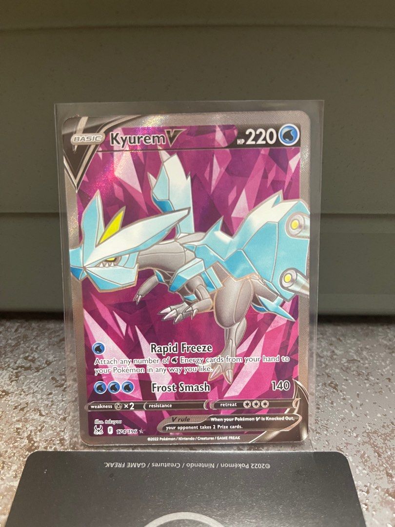 kyurem v 174/196, Hobbies & Toys, Toys & Games on Carousell