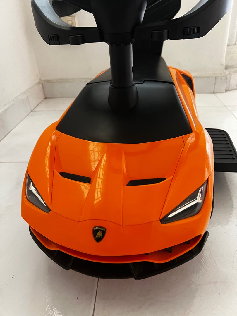 Lamborghini Orange Ride, Babies & Kids, Infant Playtime on Carousell