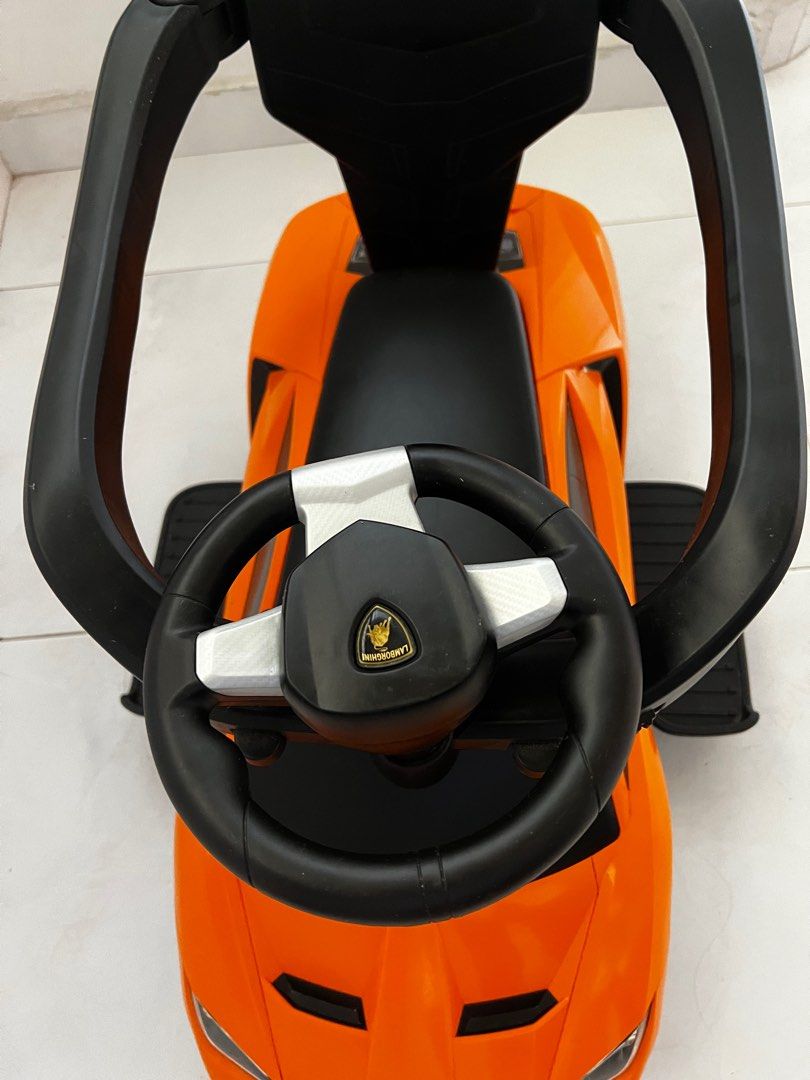 Lamborghini Orange Ride, Babies & Kids, Infant Playtime on Carousell