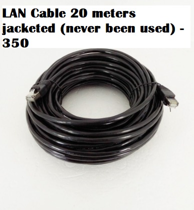 LAN Cable 20 meters Jacketed, Mobile Phones & Gadgets, Mobile & Gadget ...