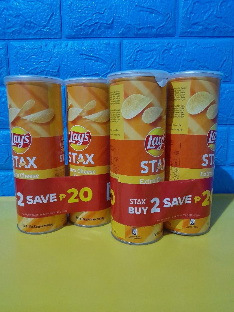 Lays Stax 105g (Pack Of 4) on Carousell