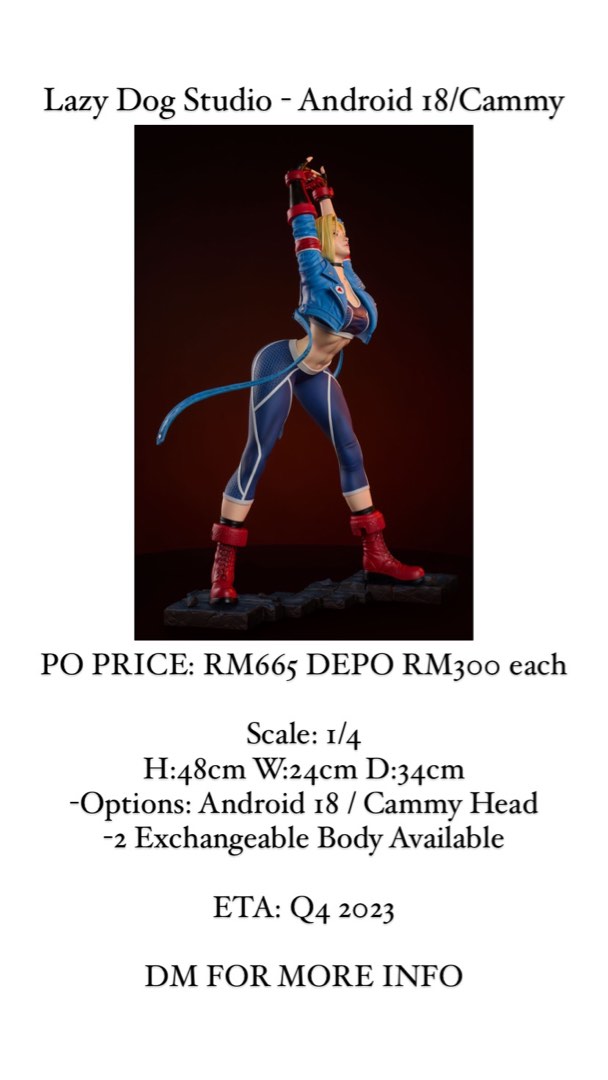 Lazy Dog Studio - Android 18/Cammy, Hobbies & Toys, Toys & Games on ...