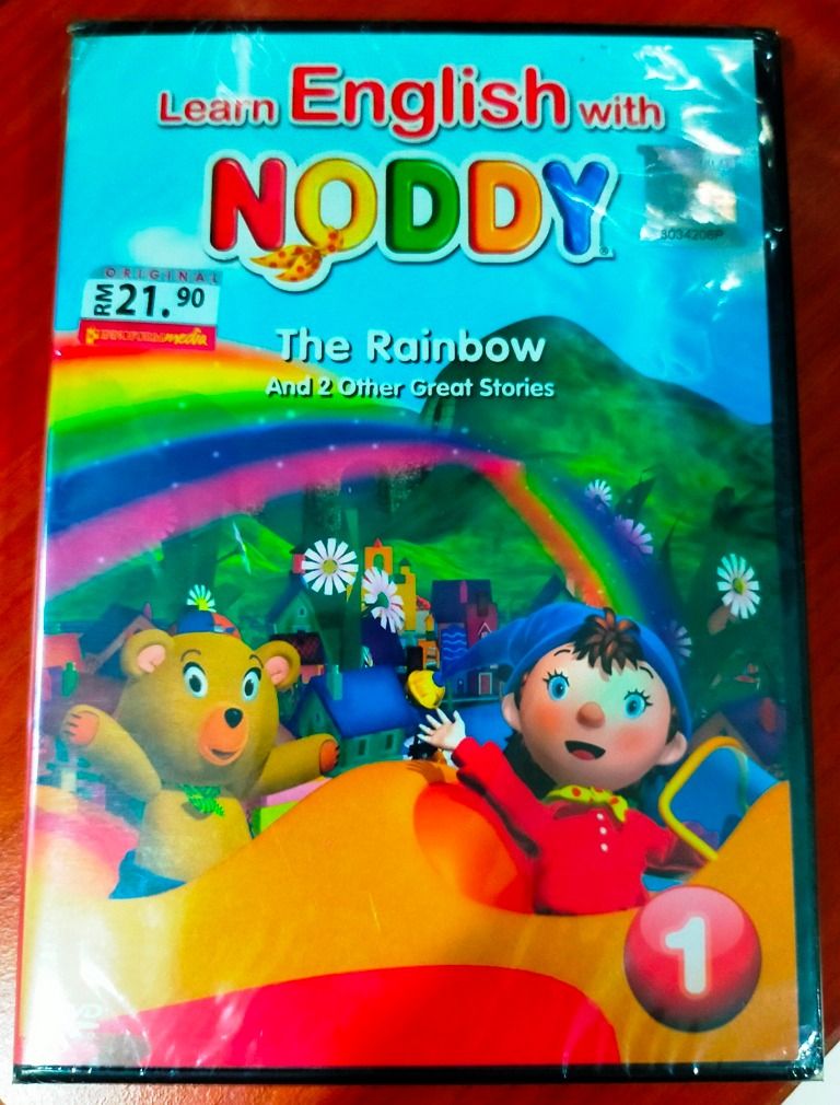 Learn English With Noddy Vol.1 DVD Age 3-7 Years Pre-School Children ...