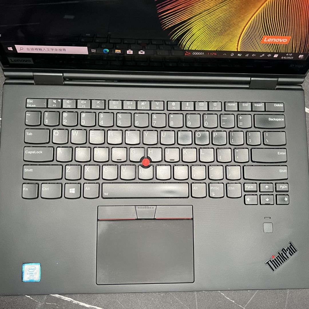 高階Lenovo Thinkpad x1 yoga 3rd/ i7-8650 8th vPro™/Ram 16GB / 512GB SSD ...