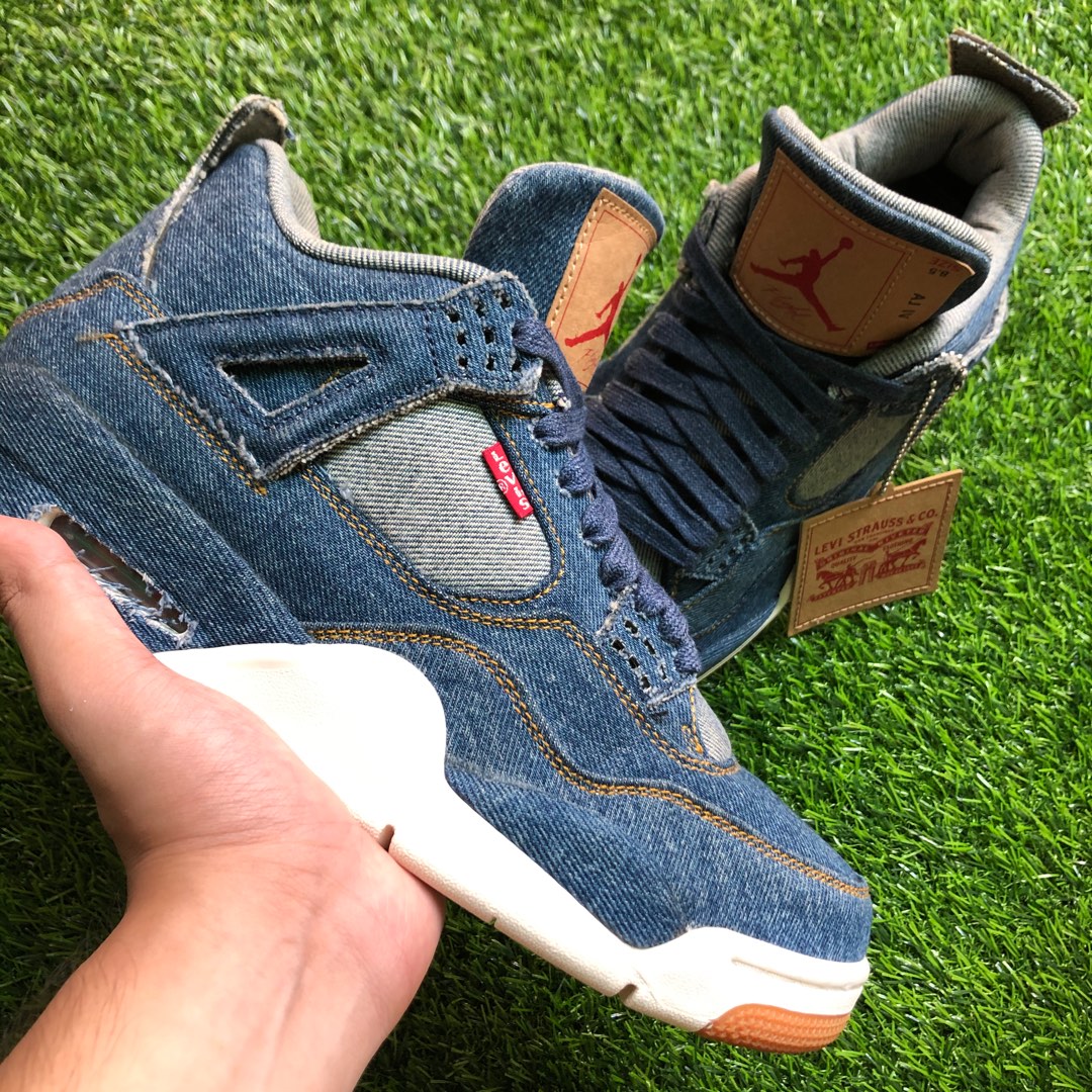 Levi’s x Air Jordan 4 ‘Denim’ on Carousell