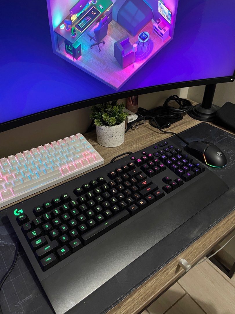 Logitech G213 Membrane Keyboard Computers Tech Parts Accessories Computer Keyboard On