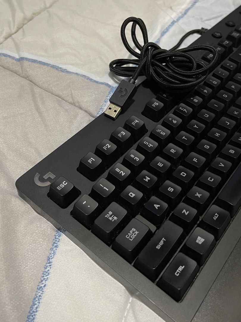 Logitech G Membrane Keyboard Computers Tech Parts Accessories Computer Keyboard On