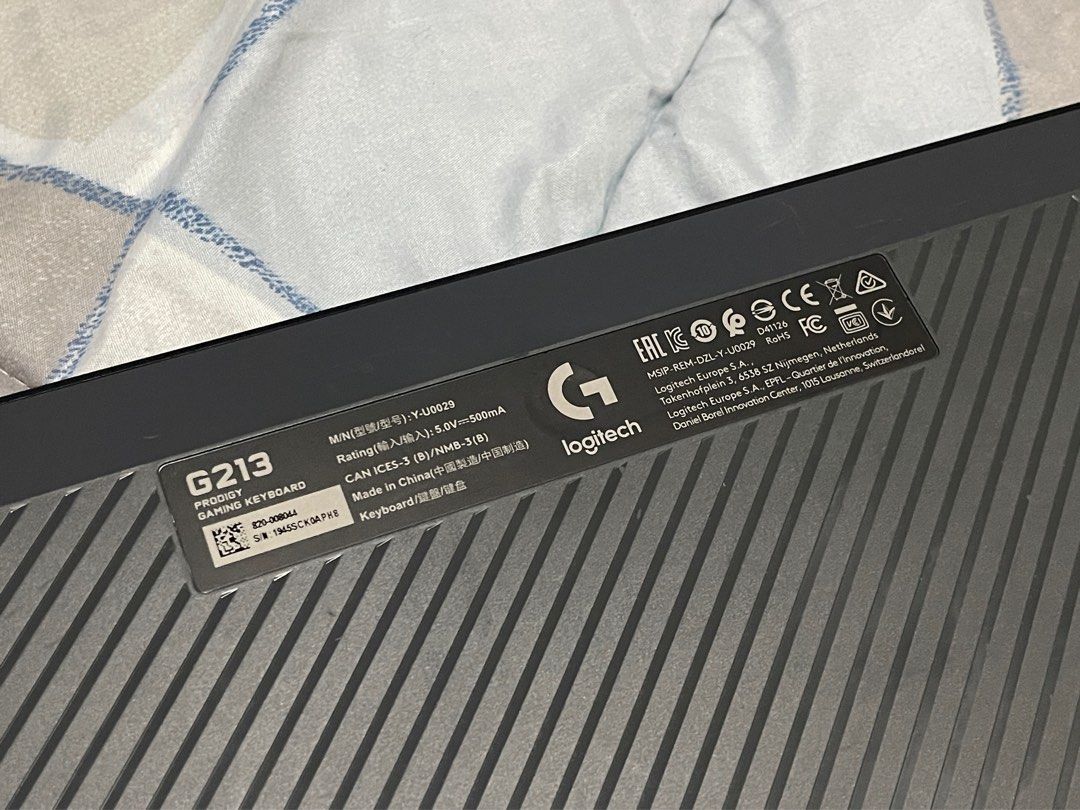 Logitech G Membrane Keyboard Computers Tech Parts Accessories Computer Keyboard On