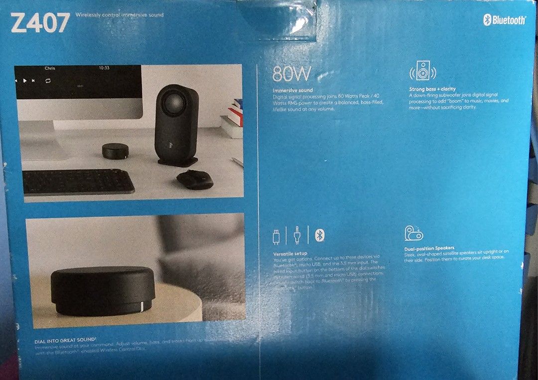 Logitech Z407, Audio, Soundbars, Speakers & Amplifiers on Carousell