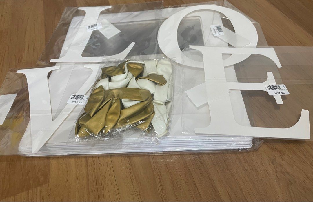 LOVE letter BOX with balloons/Transparent balloon box/Wedding deco ...