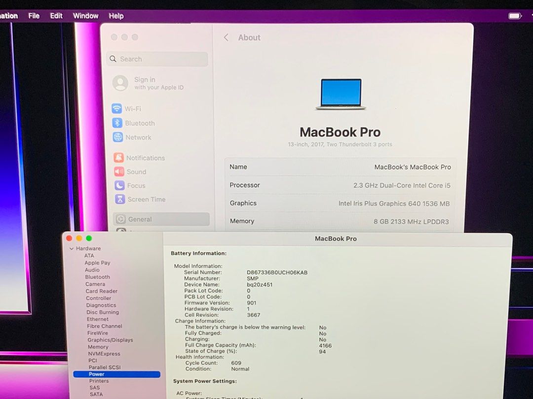 MacBook Pro 2017 8/128 13-inch complete package with same serial box, Computers & Tech, Laptops ...