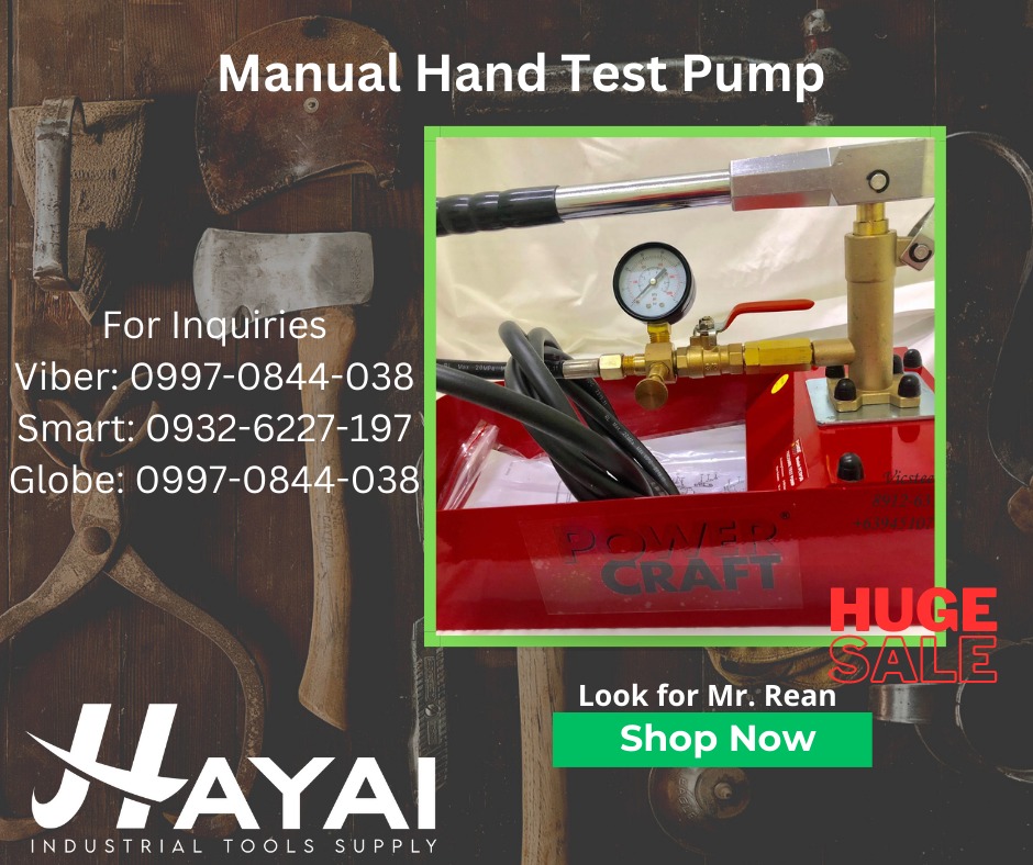 Manual Hand Test Pump on Carousell