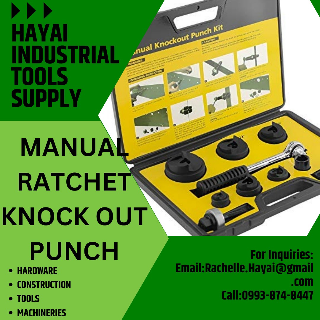 MANUAL RATCHET KNOCKOUT PUNCH, Commercial & Industrial, Industrial ...