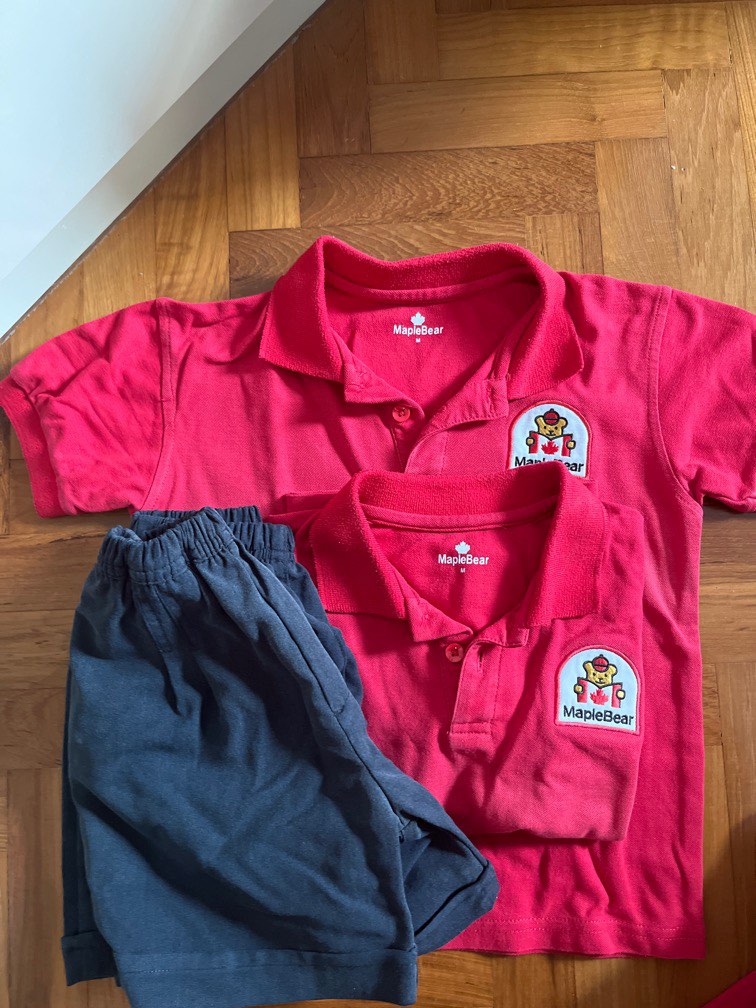 Maple bear uniform, Babies & Kids, Babies & Kids Fashion on Carousell