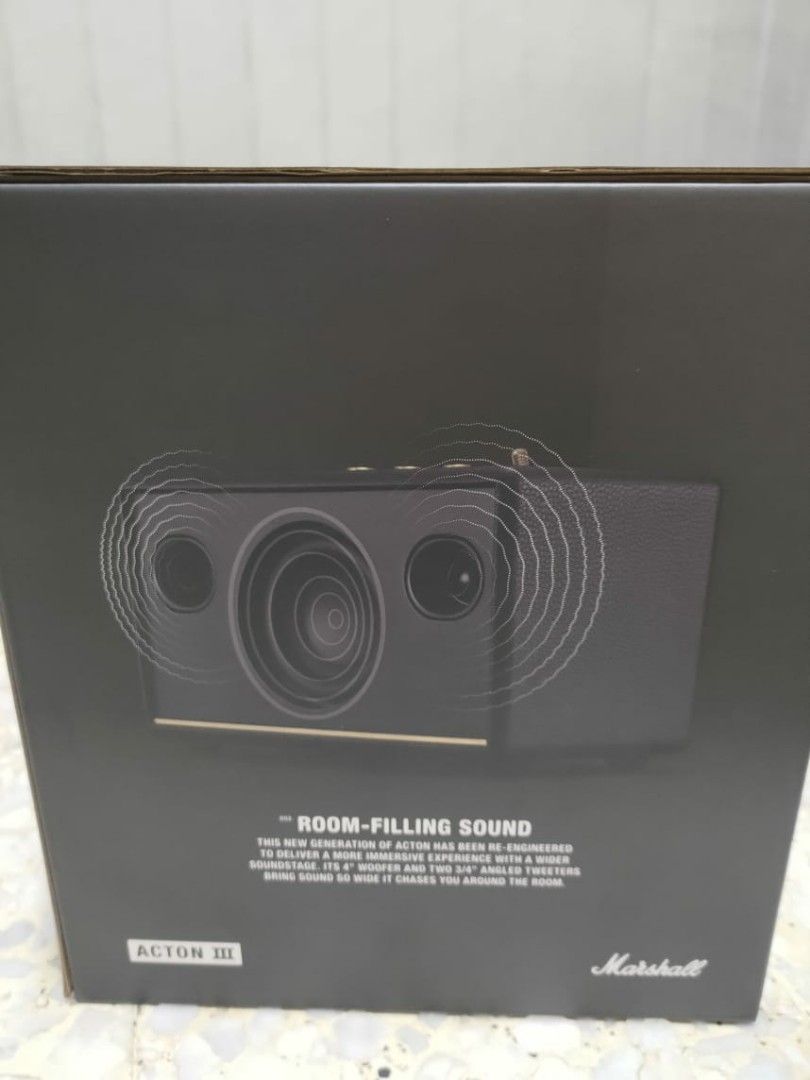 Marshall Acton 3, Audio, Soundbars, Speakers & Amplifiers on Carousell