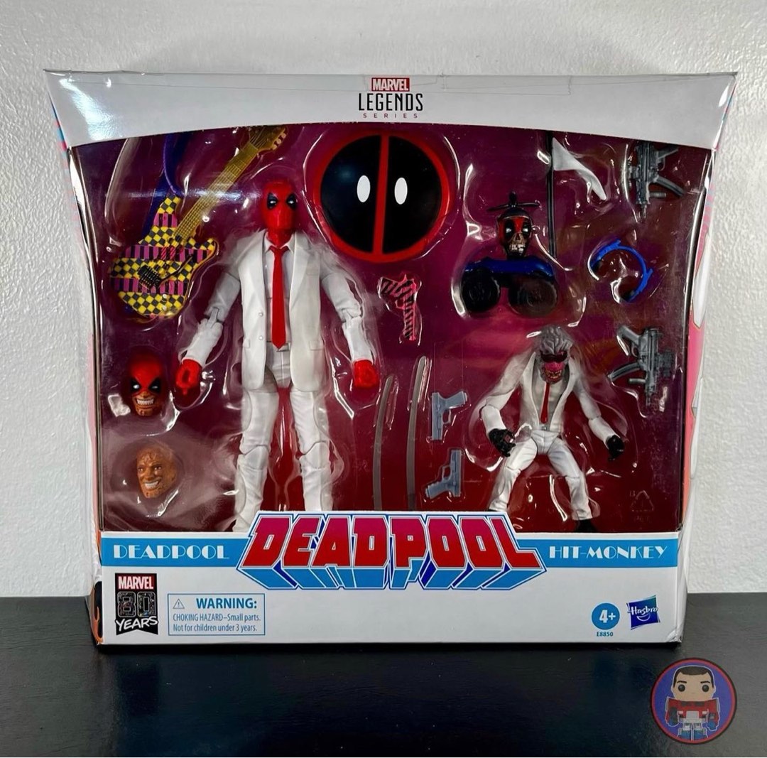 Marvel Legends Series Deadpool and Hit Monkey 6” Action Figure 2-Pack ...