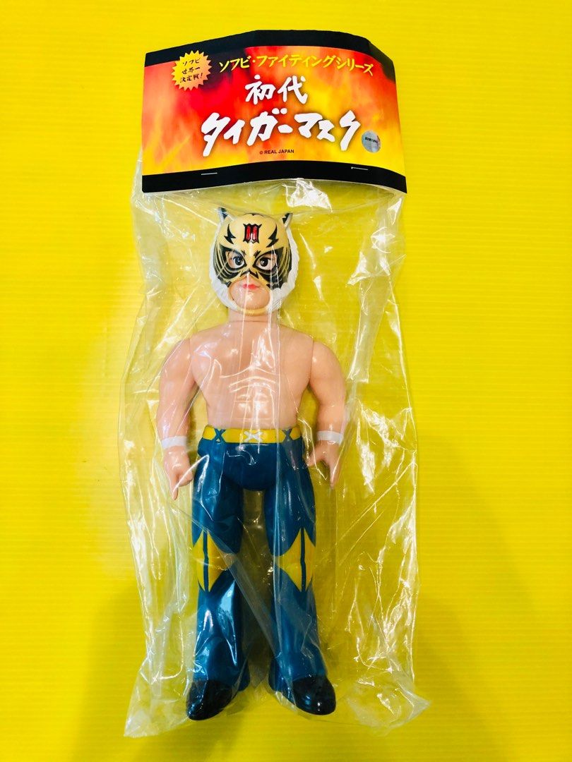 Tiger Mask Sofubi - Medicom removable mask, Hobbies & Toys, Toys ...