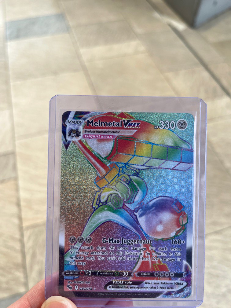 Melmetal VMax Rainbow Rare, Hobbies & Toys, Toys & Games on Carousell