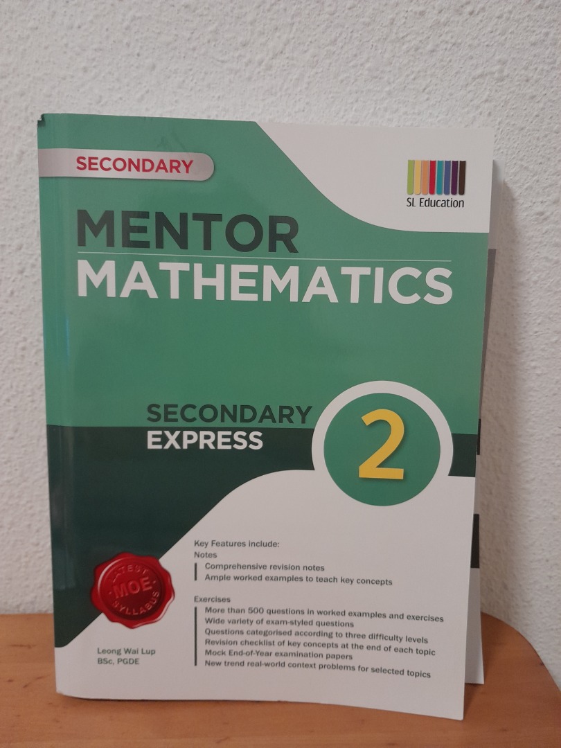 SL Education Mentor Mathematics Sec 2 Express, Hobbies & Toys, Books ...