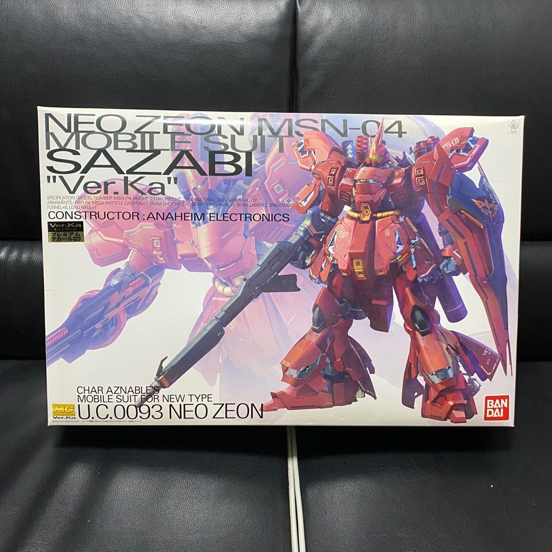 MG 1/100 Neo Zeon Sazabi Verka, Hobbies & Toys, Toys & Games on Carousell