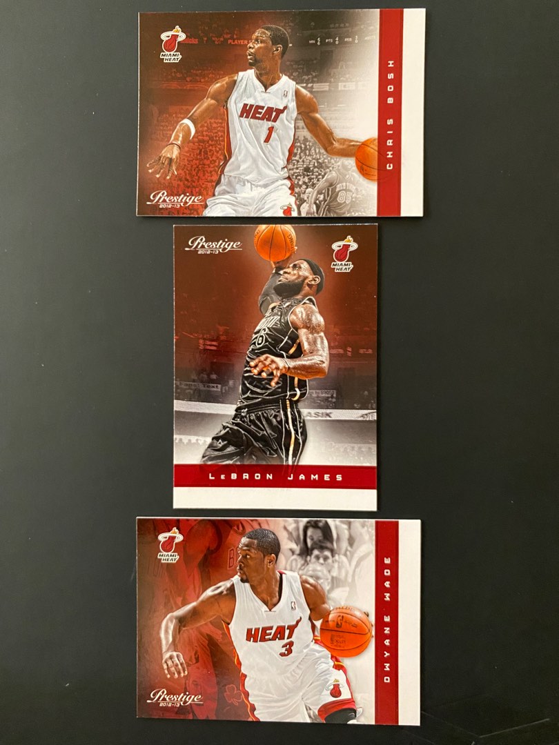 Miami Big 3 (James, Wade, Bosh) Nba Cards on Carousell