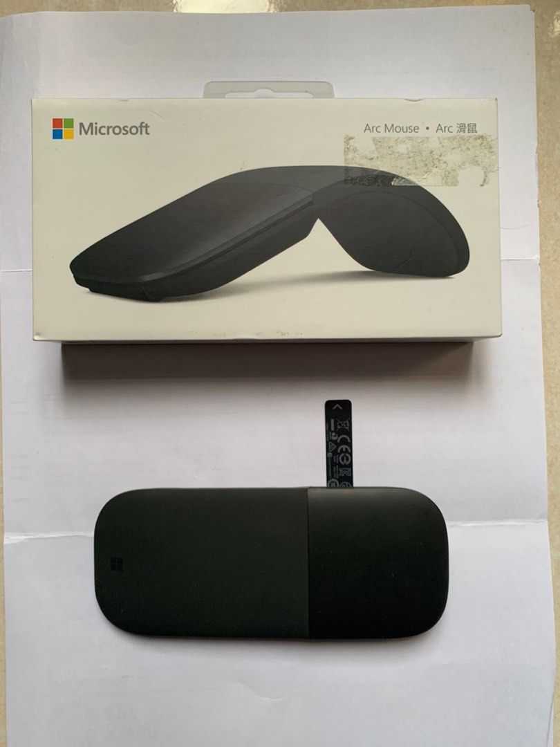 Microsoft Surface Arc Mouse | Wireless - Black Edition, Computers ...