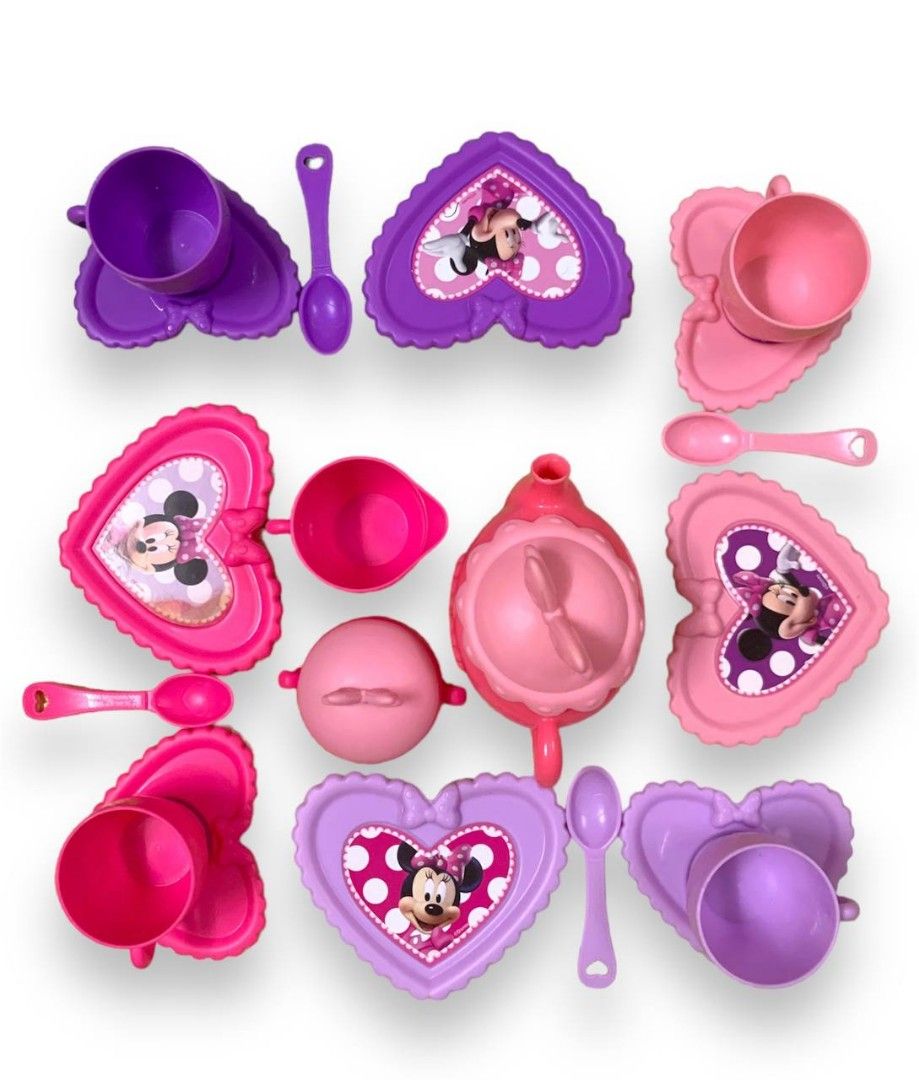 Minnie mouse tea set, Hobbies & Toys, Toys & Games on Carousell