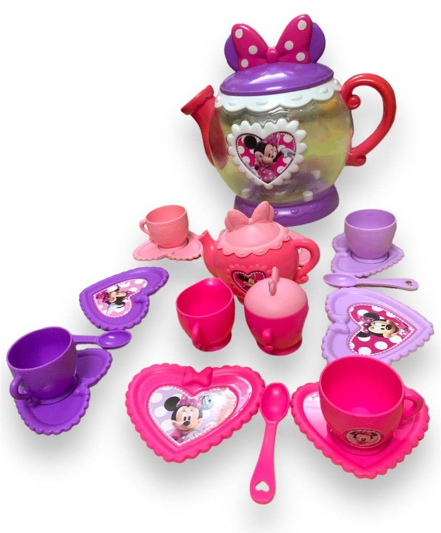 Minnie mouse tea set, Hobbies & Toys, Toys & Games on Carousell