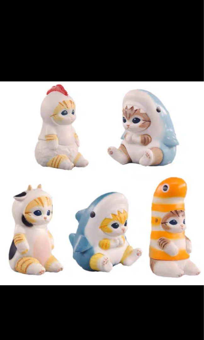 Mofusand gachapon eel chicken rooster Mofusand figurine collectible ...