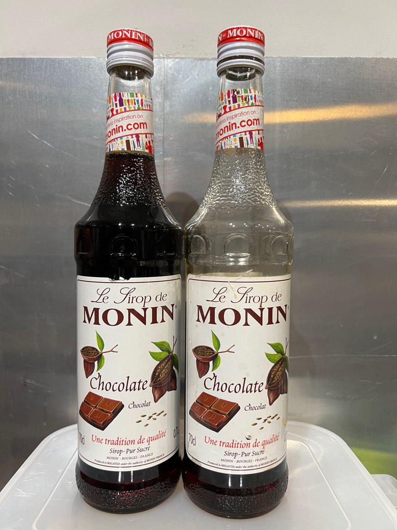 Monin Chocolate Syrup 0.7L expiry 27/2/2025, Food & Drinks, Beverages ...