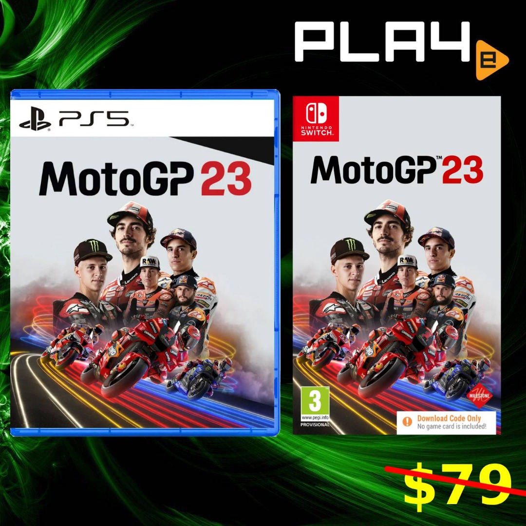 MotoGP 23 Brand New (PS5/Nintendo Switch), Video Gaming, Video Games, PlayStation on Carousell