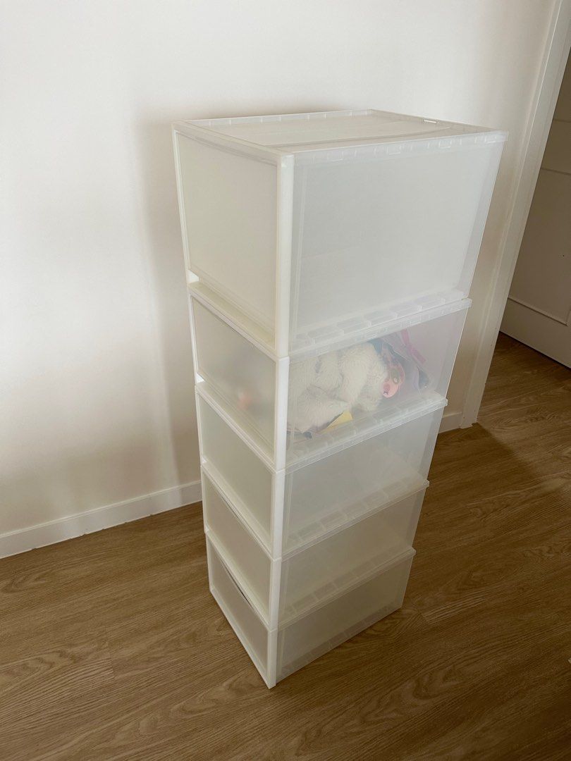 Muji Closet Drawer / Storage / Stackable, 傢俬＆家居, 其他, 收納箱及袋 - Carousell