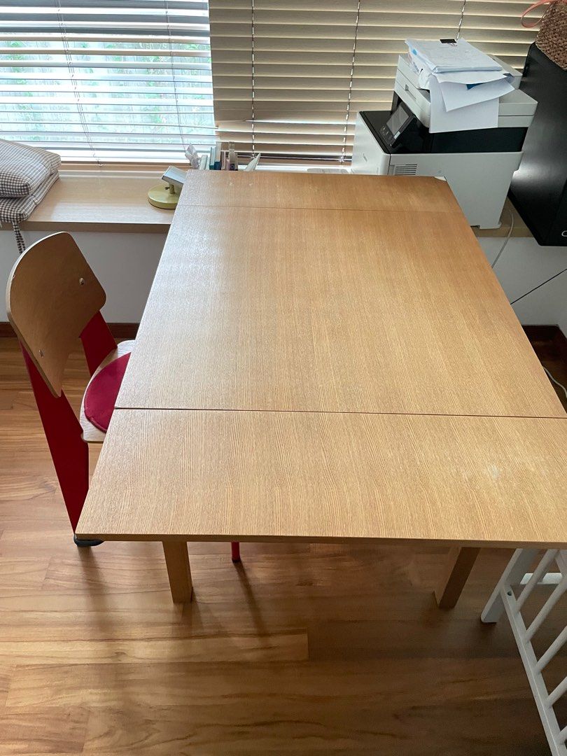 Muji dining study table, Furniture & Home Living, Furniture, Tables ...