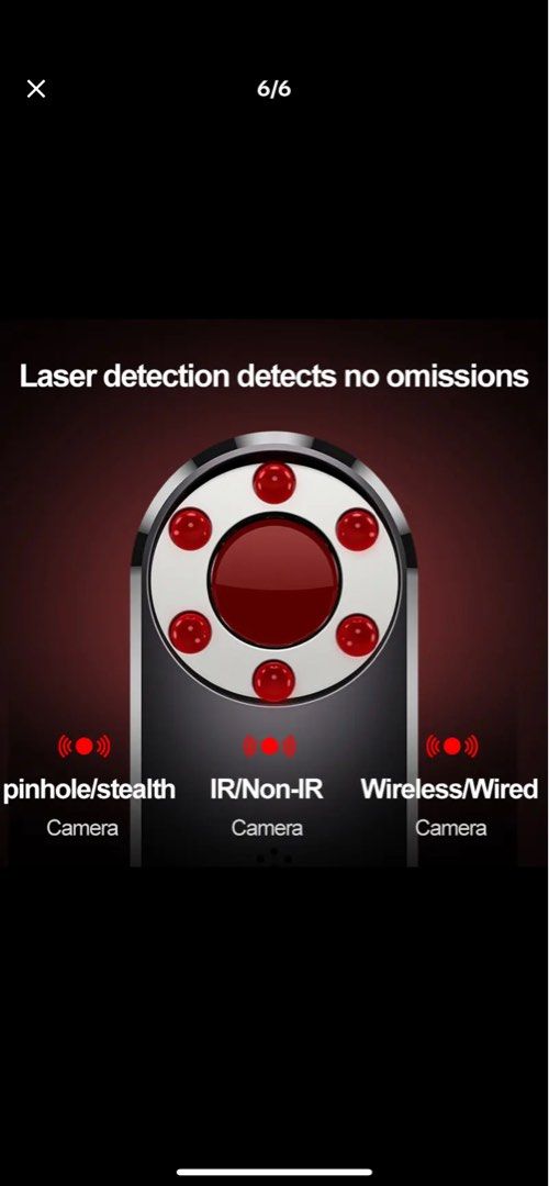 Multifunctional Camera Detector Smart Anti-Spy Hidden Camera Detector ...