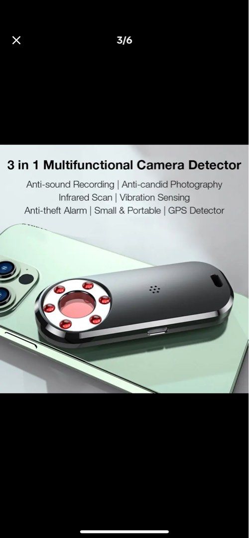Multifunctional Camera Detector Smart Anti-Spy Hidden Camera Detector ...