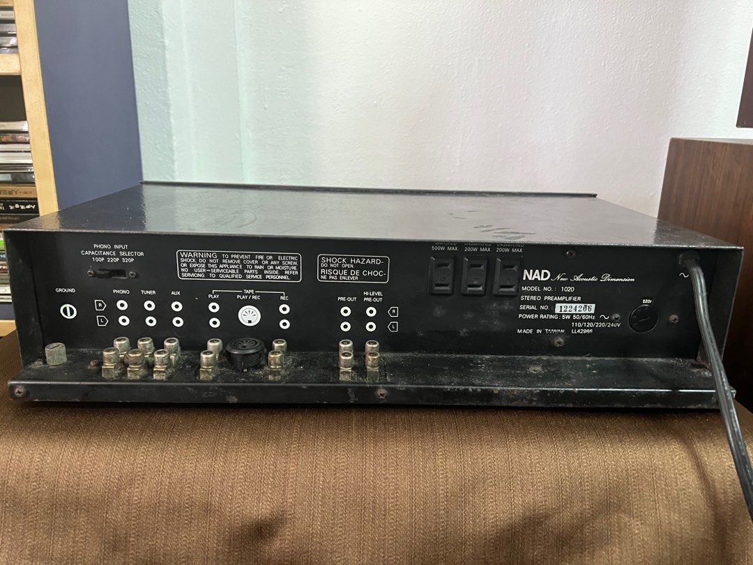 NAD Stereo Preamplifier 1020, Audio, Soundbars, Speakers & Amplifiers ...