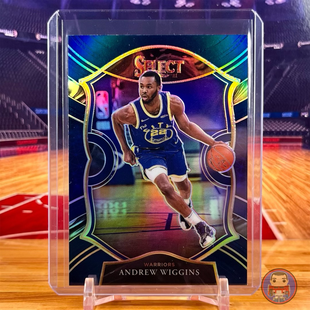 NBA Cards - Andrew Wiggins 2020-21 Panini Select Concourse #6 (Silver ...