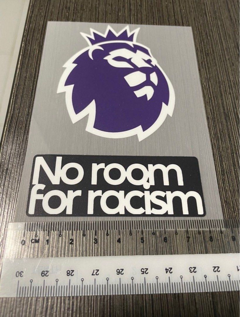 EPL Patch (Logo & Racism) , Hobbies & Toys, Art & Prints on Carousell