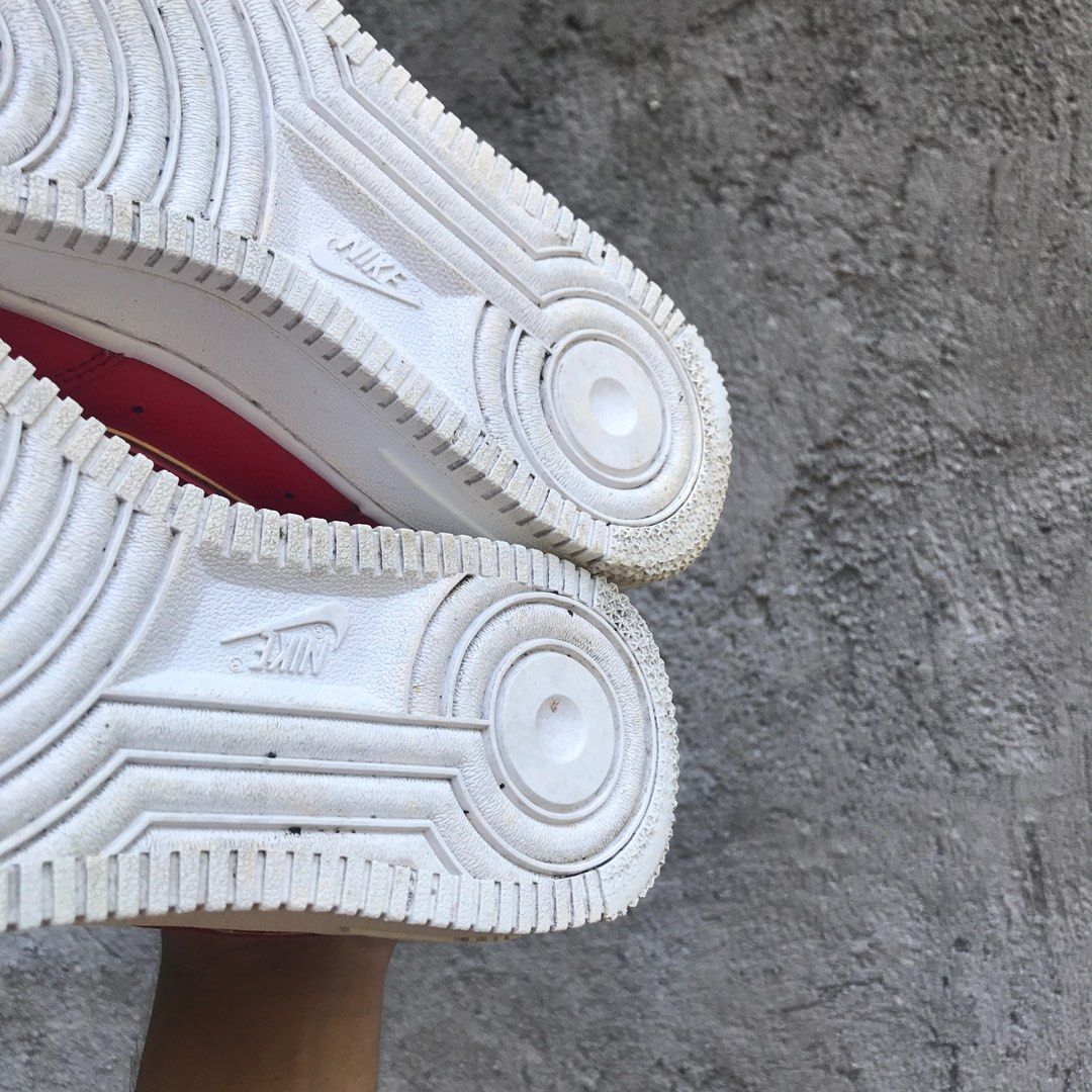 NIKE AIR FORCE 1 ICON CLASH RED, Women's Fashion, Footwear, Sneakers on ...