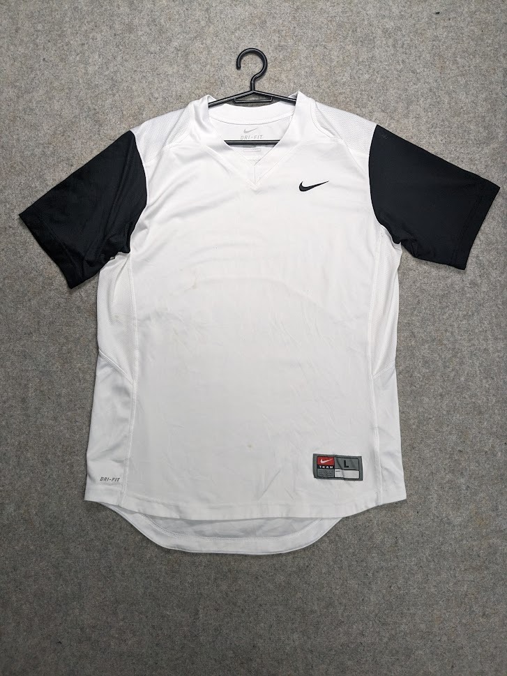 NIKE Swoosh Fast Pitch Drifit Turn Two Softball Jersey Baseball Size ...