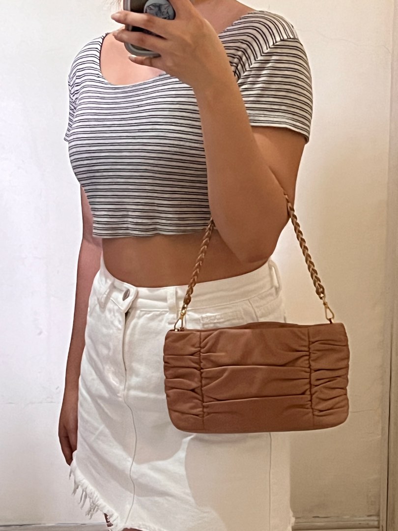 Nina Ricci pouch with detachable chain sling, Women's Fashion, Bags ...