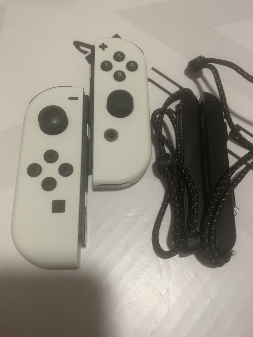 Nintendo Switch Joycons white, Video Gaming, Gaming Accessories ...