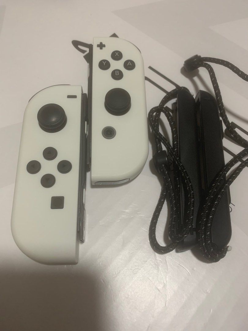 Nintendo Switch Joycons white, Video Gaming, Gaming Accessories ...